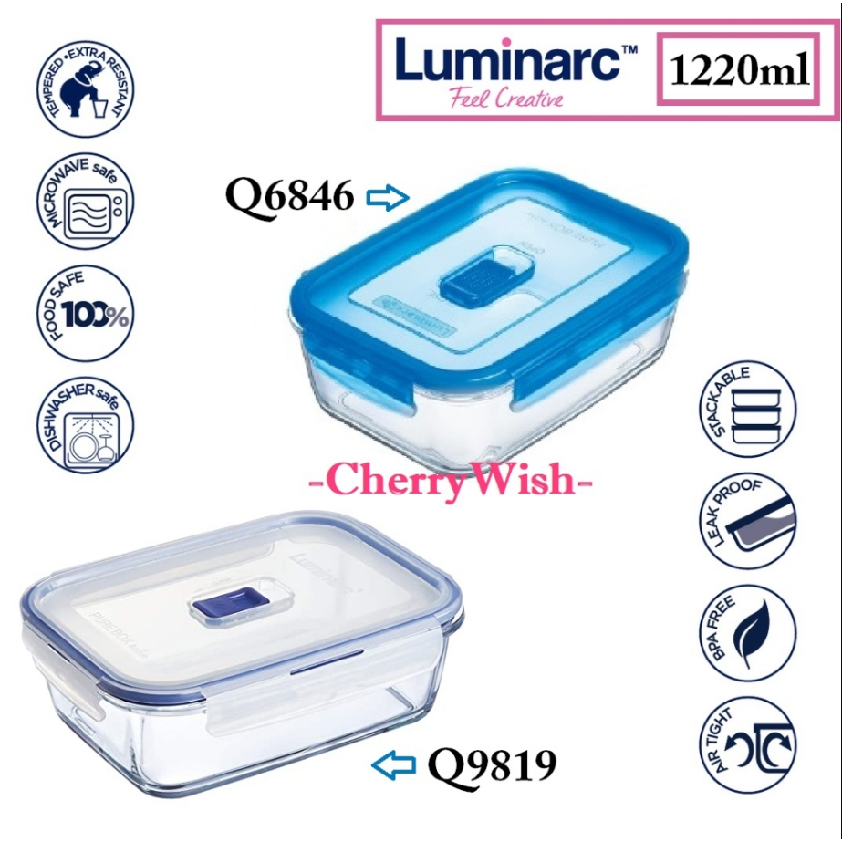 Luminarc Glass Container 1220ml | Shopee Malaysia