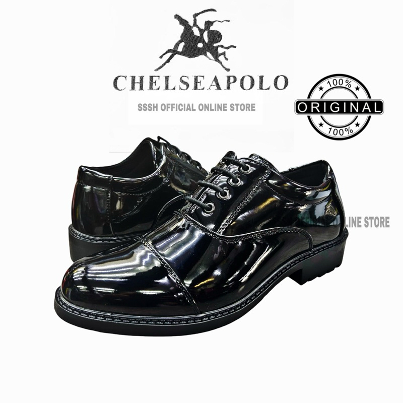ORIGINAL 2024 chelsea Polo Kasut Kilat Polis / PDRM Men lace up / kasut ...