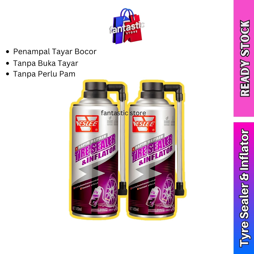 New Arrival Tyre Sealer Auto Inflator penampal tayar bocor pam tayar ...