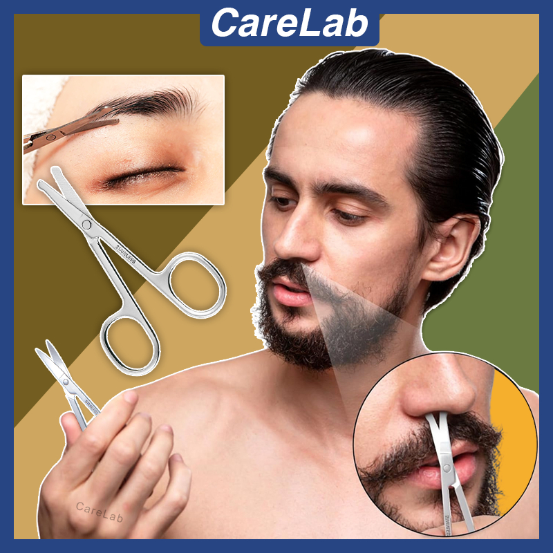 Nose Hair Scissors Gunting Bulu Hidung Eyebrow Cutter Trimmer Rambut ...
