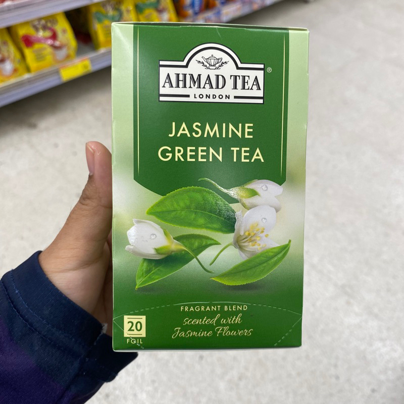 Ahmad tea Jasmine Green tea Teh hijau 20s/100s Ready Stock Halal ...