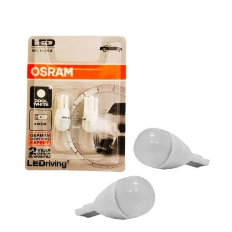 (2 biji) OSRAM BULB MENTOL COOL WHITE PUTIH T10 LED MOTOR Y15 135LC RS ...
