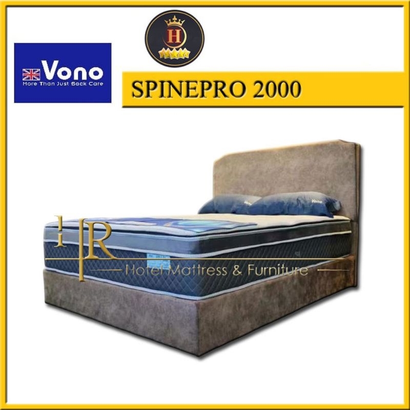 Vono Spine Pro 2000 Mattress Freegift HR Delivery Malaysia | Shopee ...