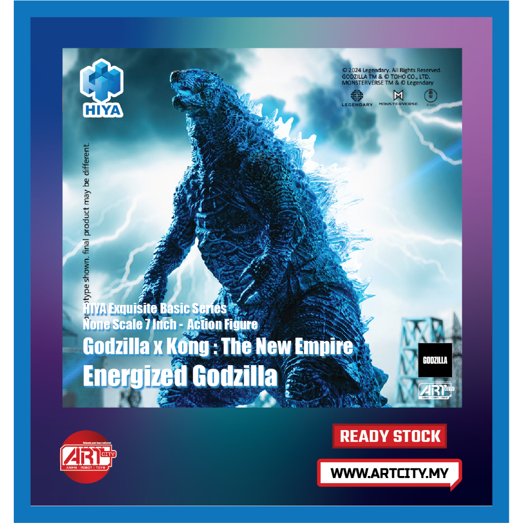Hiya Toys - Exquisite Basic Series - Energized Godzilla - Godzilla x ...