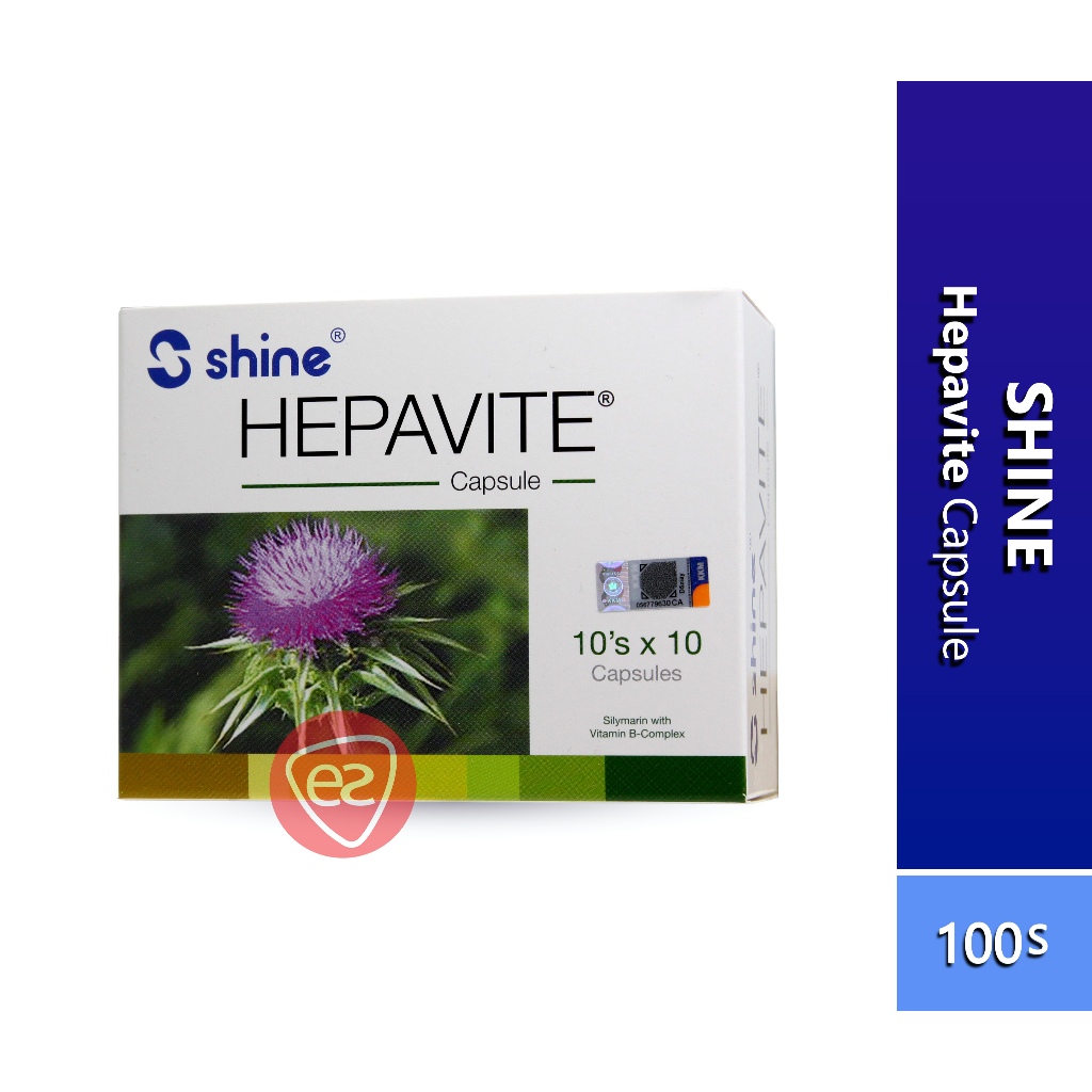 Shine Hepavite Capsule 100s (Silymarin With Vitamin B-Complex) | Shopee ...