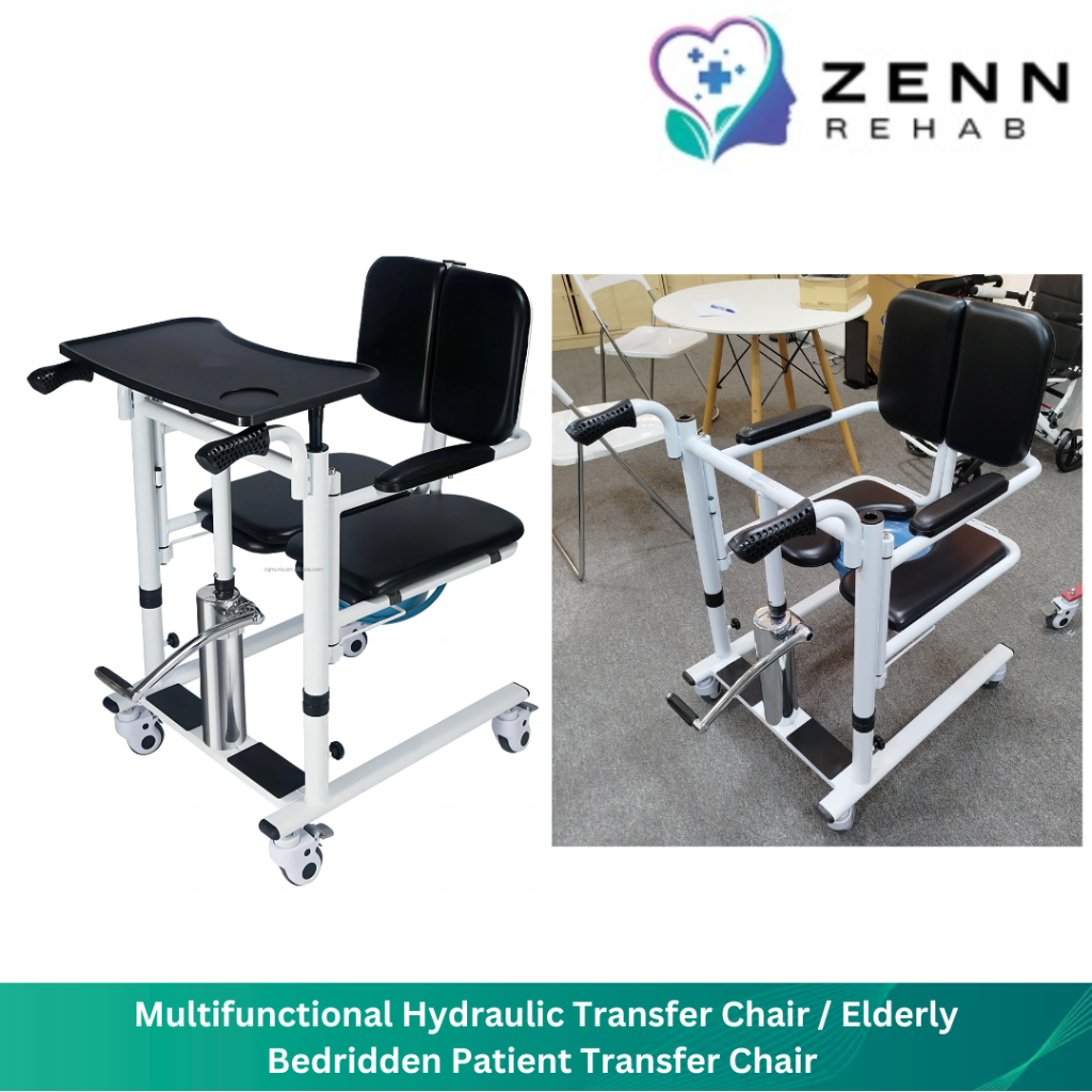 Hydraulic Transfer Wheelchair Without Body Riser Kerusi Roda/Bergerak ...