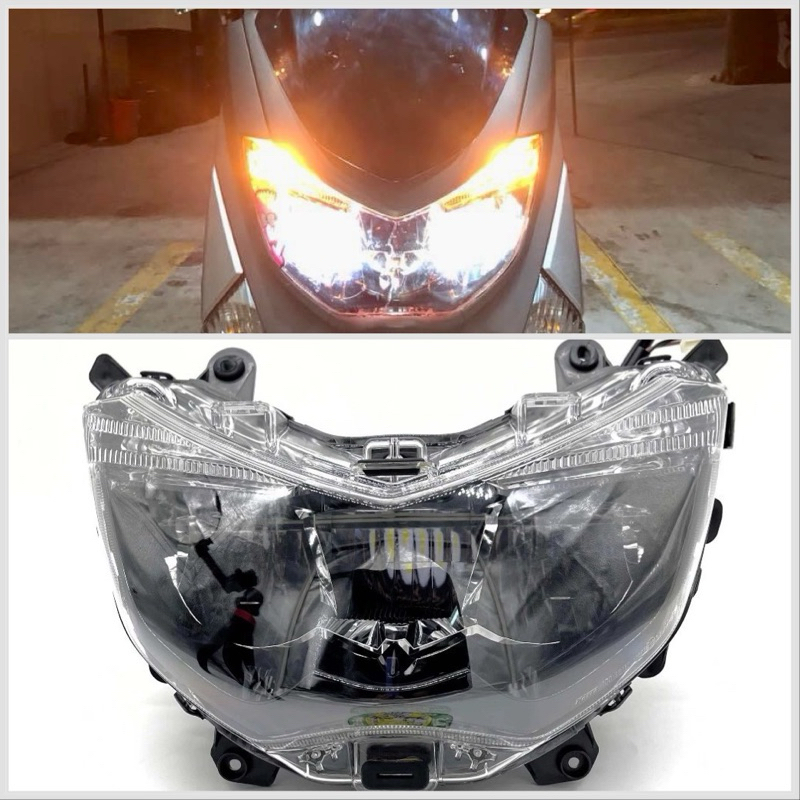 VISS YAMAHA NMAX 155 V1 N-MAX N MAX LED HEAD LAMP ASSY LAMPU DEPAN LED ...