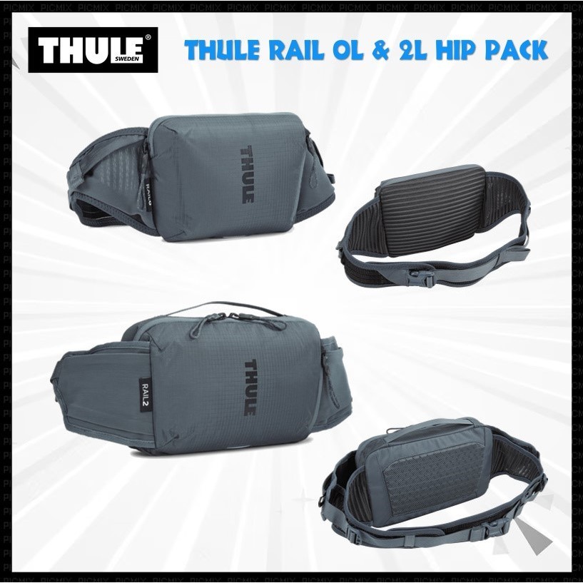THULE RAIL 0L & 2L Hip Pack, Dark Slate Grey (Ready Stock!!) | Shopee ...