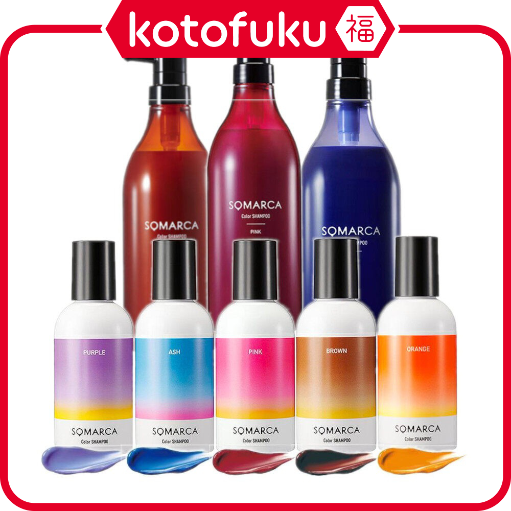 Hoyu Somarca Color Shampoo - Orange / Pink / Ash / Purple / Brown (150mL / 770mL) | Shopee Malaysia