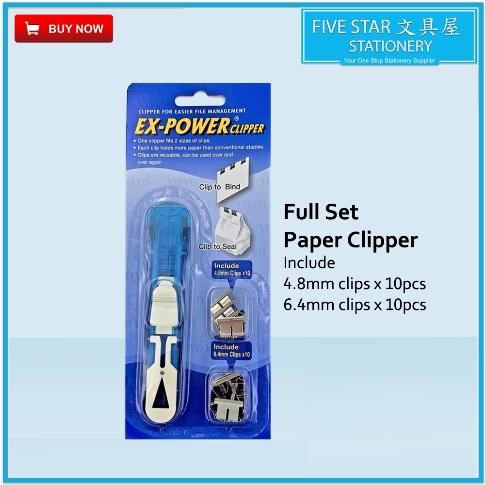Ex-Power Clipper for Easier File Managment Paper Clipper Binder Clip to ...