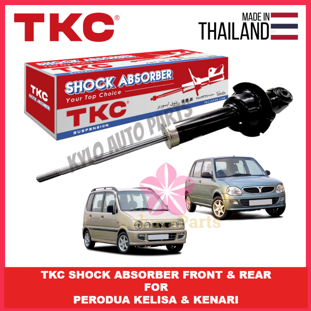 (MADE IN THAILAND) TKC SHOCK ABSORBER FRONT & REAR for Perodua KELISA / KENARI (1Year Warranty ...