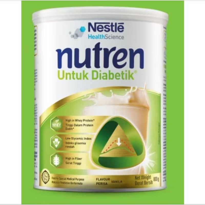 Susu Diabetic - Nestle Nutren Diabetik 400g with FREE GIFT | Shopee ...