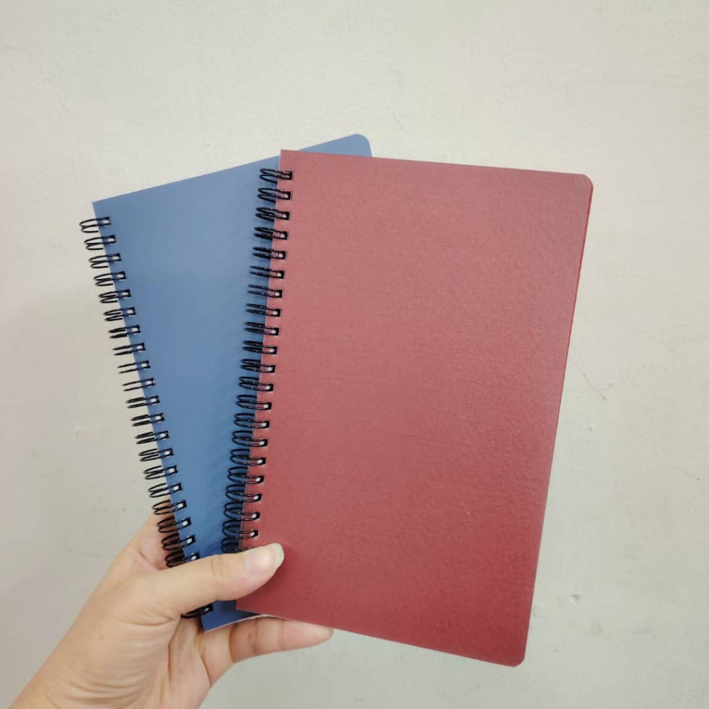 Wire O Notebook A5 80 sheets with Plastic Cover / Buku Nota A5 / A5 ...