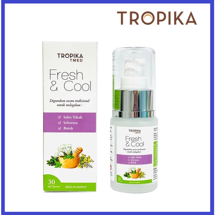 Tropika Fresh & Cool Ubat Batuk, Selsema, Sakit Tekak, Asma, Mencairkan ...