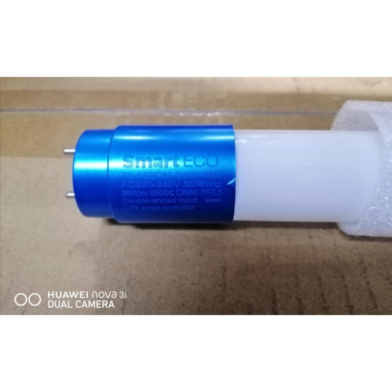 SMART ECO 36W T8 GLASS LED TUBE blue CAP (WHITE) | Shopee Malaysia