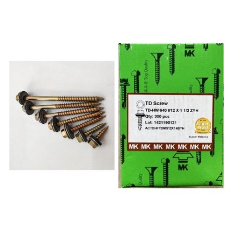 MK BRAND TD-HW 520/525/640/645/650/665/ Awning screw/ Skru atap/ Skru ...