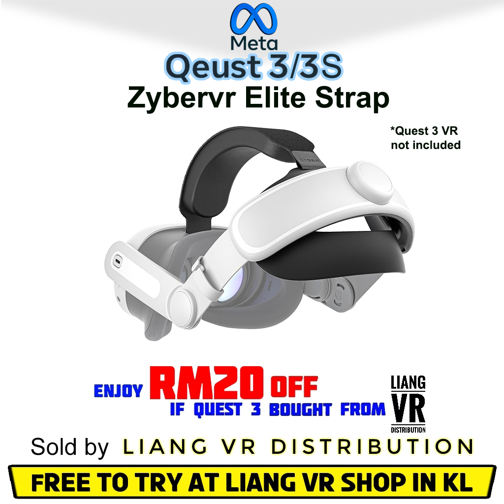 Zyber VR Elite Strap for Meta Quest 3/3S VR Headset | Shopee Malaysia