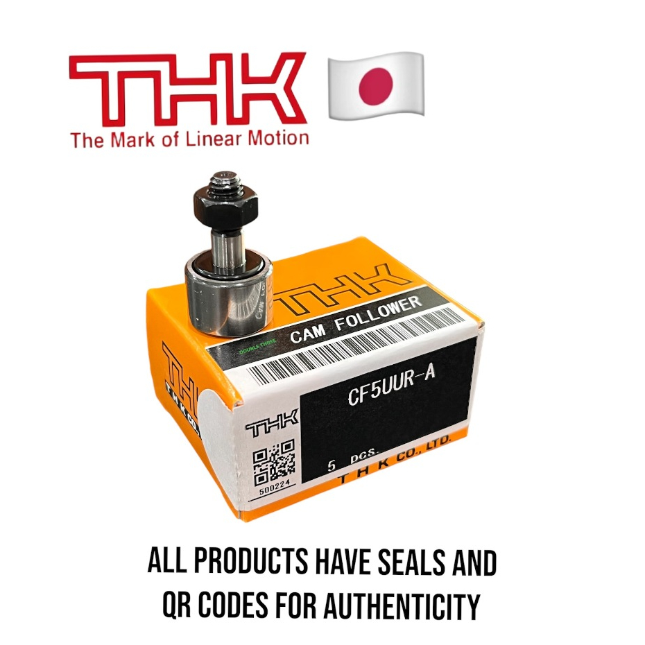 Cam Follower JAPAN ORIGNAL THK Needle Roller Track Bearing CF3 CF4 CF5 ...