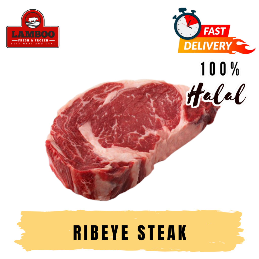 Ribeye Steak 5pcs / pack 500g +/- | Shopee Malaysia