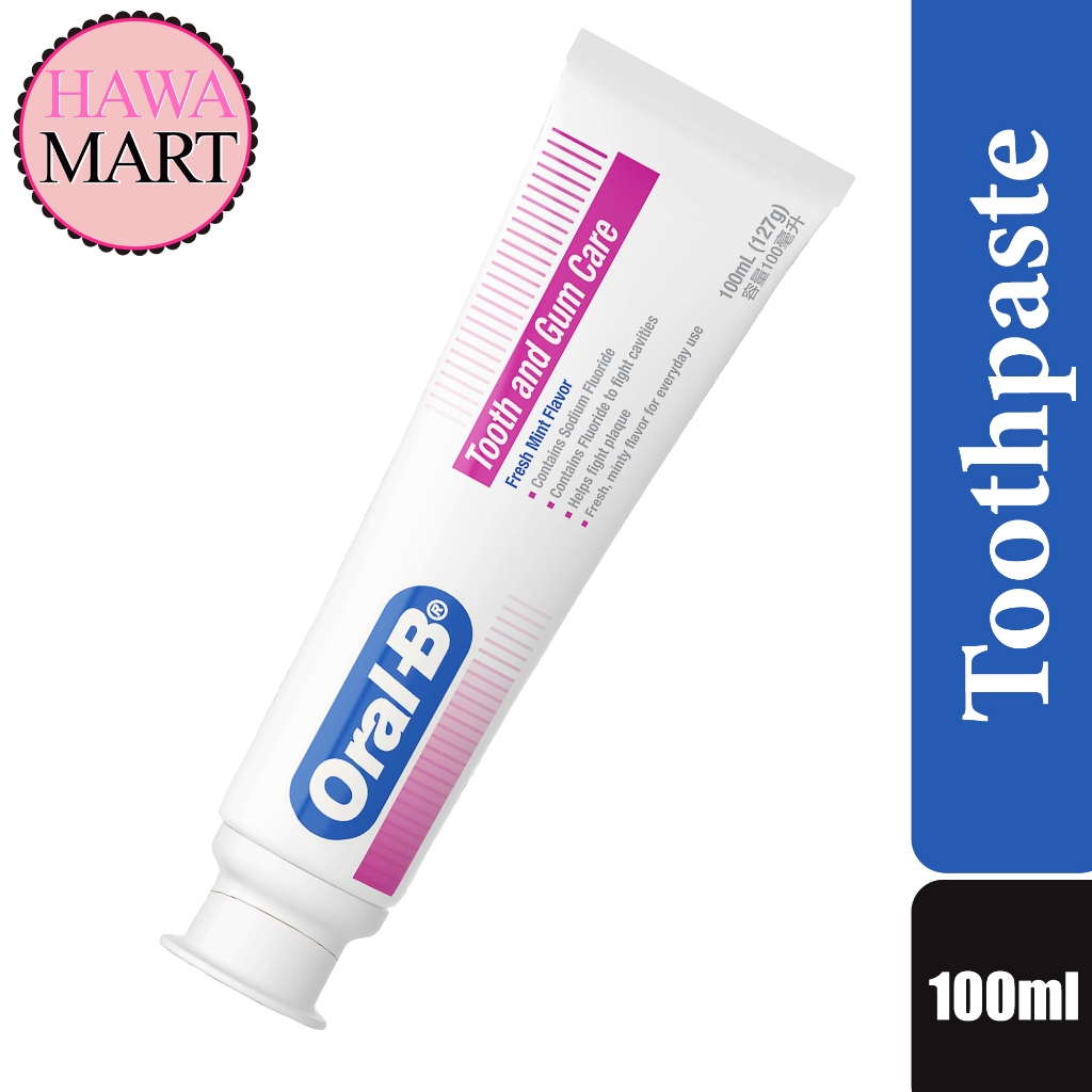 ORAL-B® TOOTHPASTE 100ML TOOTH AND GUM CARE FRESH MINT FLAVOUR | Shopee ...