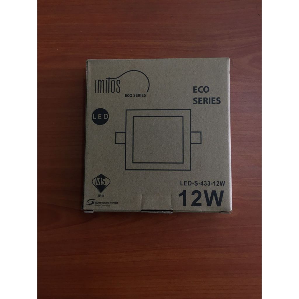 Imitos Eco Series Led Light 4"Square 12W-6500K-Daylight | Shopee Malaysia