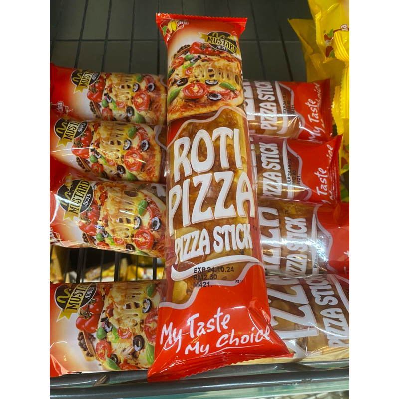 ROTI PIZZA BREAD PIZZA STICK ROTI READY TO EAT ROTI PIZZA MUSTARD ...