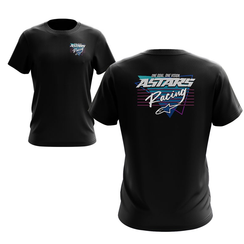 C10 BAJU MOTOR RIDE ALPAN LOGO DESIGN RACING SUPERBIKE PERFORMANCE RARE ...