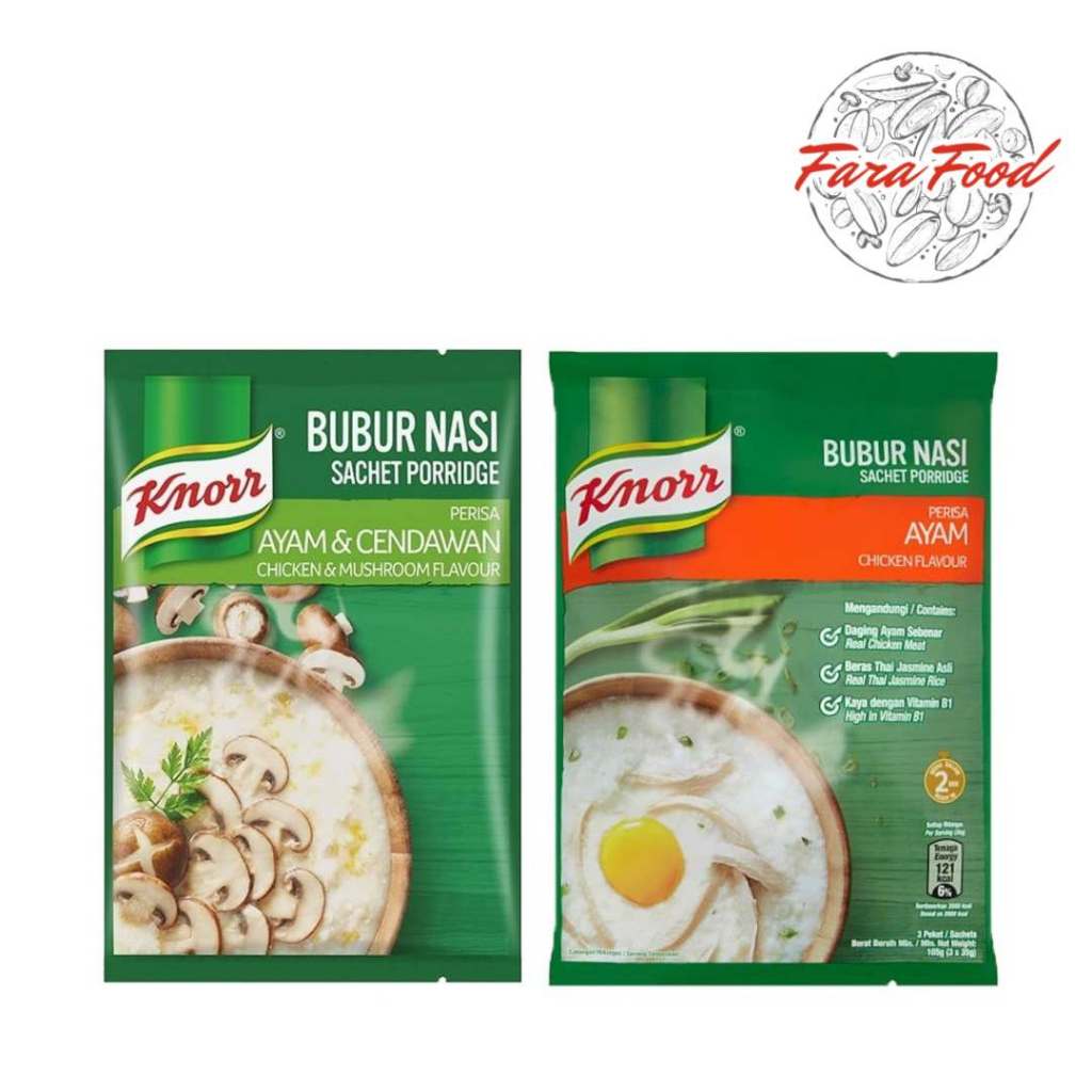 Instant Food Ready to Eat Halal Knorr Makanan Segera Bubur Travel Pack ...