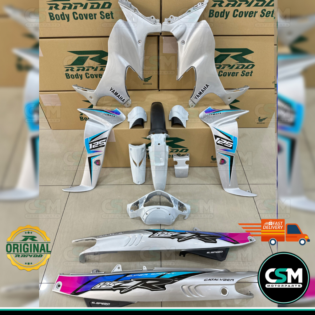 [READY STOCK] Coverset Bodyset Rapido 125Z Y125ZR 125ZR 20th ...
