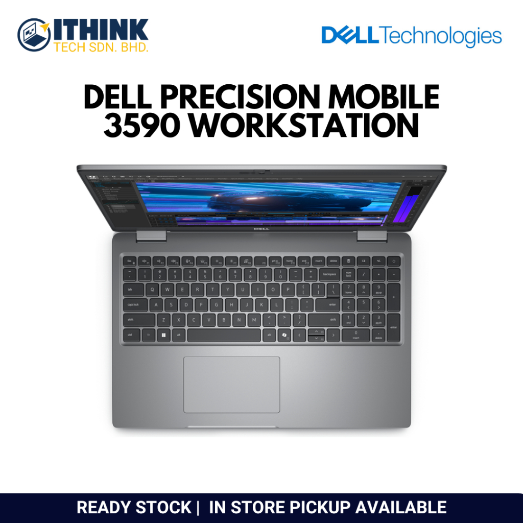 DELL PRECISION MOBILE 3591 WORKSTATION (ULTRA 5 135H VPRO ENTERPRISE, 16GB, 512GB, 15.6" FHD ...