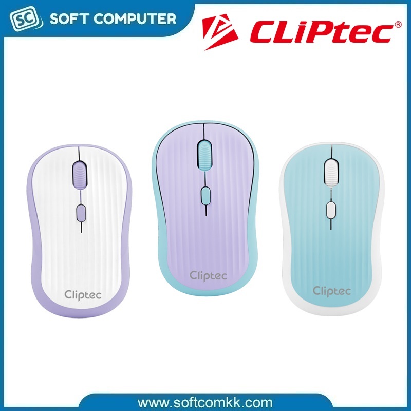 Cliptec RZS637 Bluetooth + Wireless Optical Mouse C/W Rechargeable ...