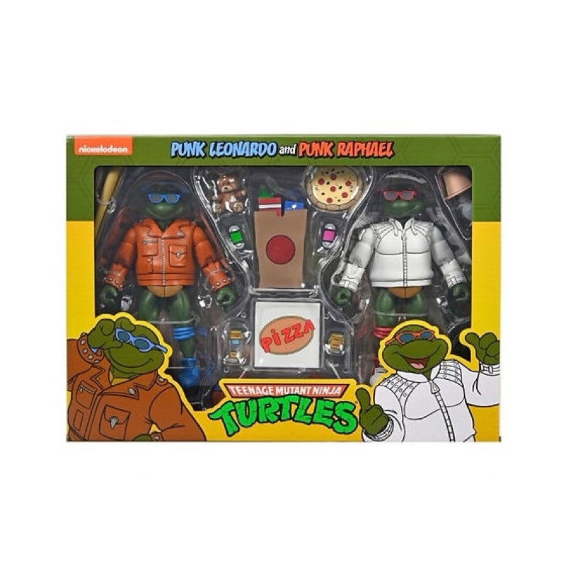 Neca TMNT Teenage Mutant Ninja Turtles (Cartoon) Punk Leo and Punk Raph ...
