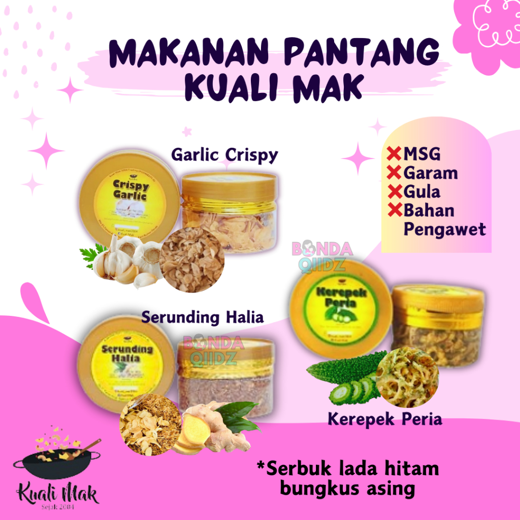 BAWANG PUTIH CRISPY | SERUNDING HALIA GARLIC CRISPY MAKANAN BERPANTANG ...