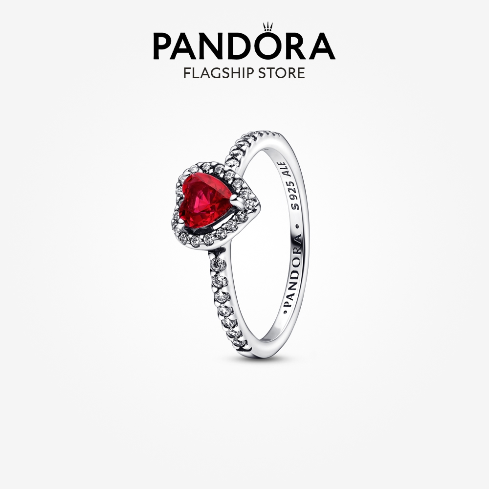 Pandora Elevated Red Heart Ring | Shopee Malaysia