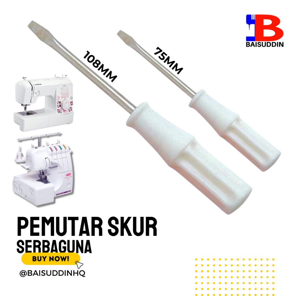 Pemutar Skru Mata Philip Mesin Jahit dan Lain-lain / Ssewing Machine ...