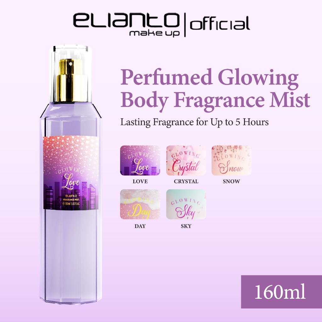 Elianto Perfumed Glowing Body Mist 160ML | Best Selling Pewangi Badan & Fragrance Mist | Shopee ...
