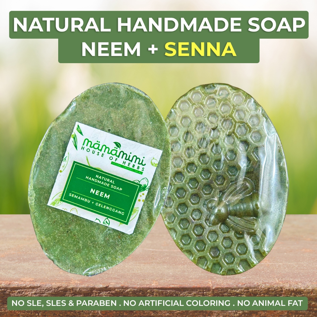 Sabun Semambu + Gelenggang / Neem + Senna Soap | Shopee Malaysia