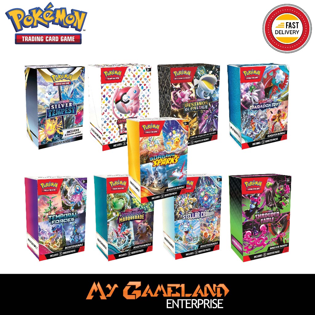 Pokemon Surging Sparks | Shrouded Fable | Stellar Crown | Temporal ...