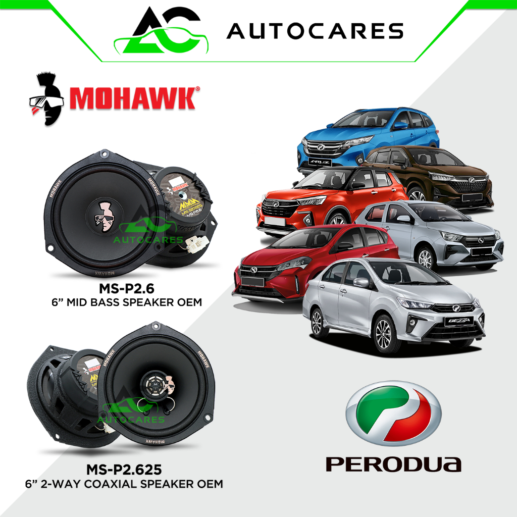 Plug n Play PERODUA Car Speaker MOHAWK Combo Set MS Plug&Play Speaker ...