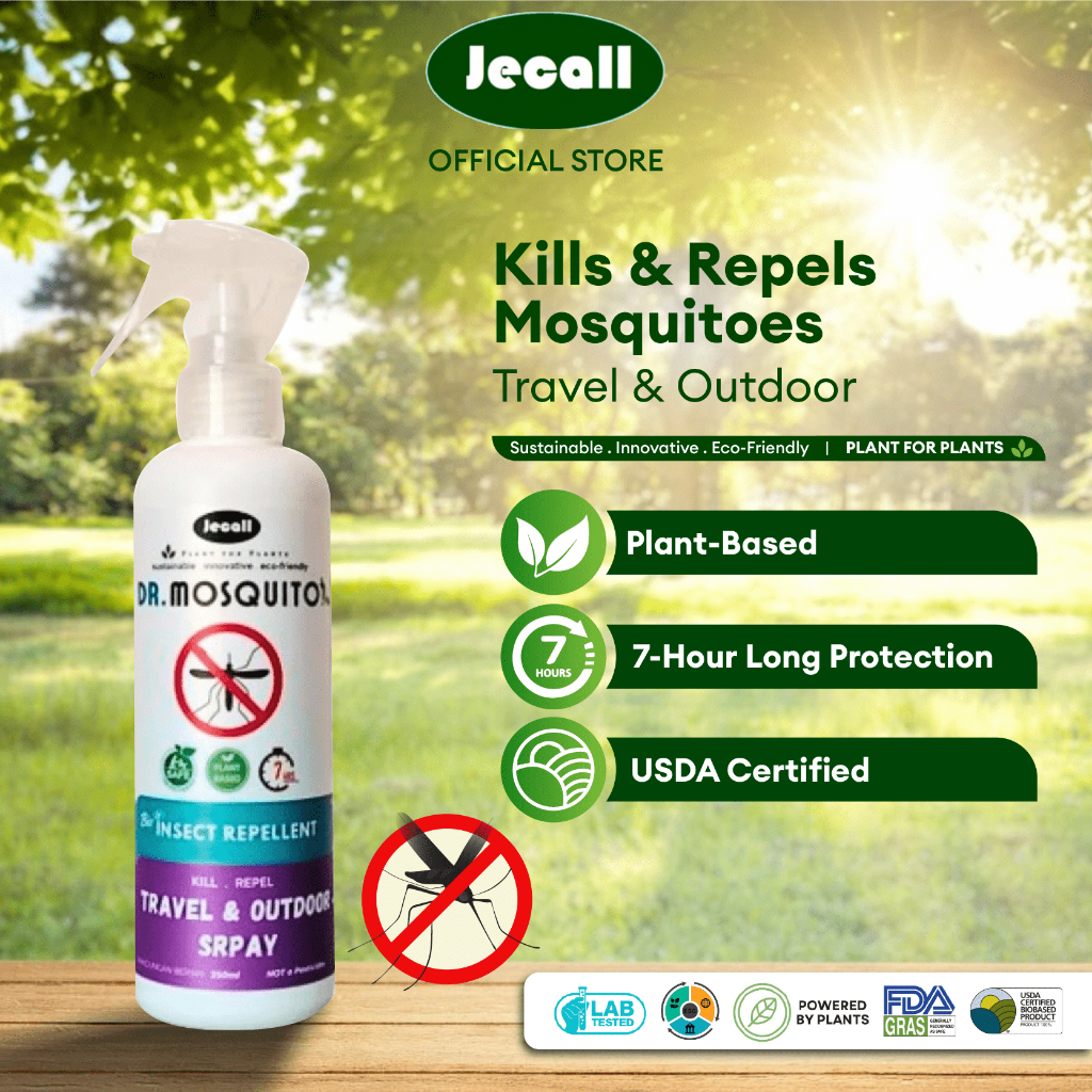 Jecall-Bio DrMOSQUITO Repellent Spray 250ml | Penghalau Nyamuk Bayi ...