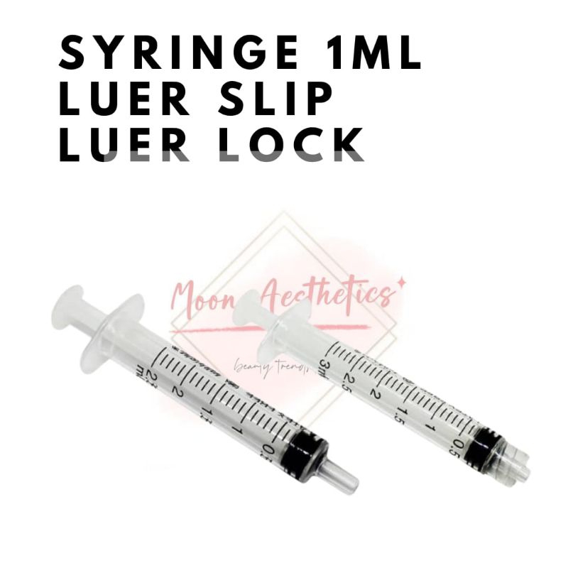 1ml Syringe Luer Lock / Luer Slip (Individual packing) | Shopee Malaysia