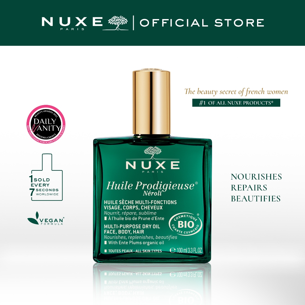 Nuxe Huile Prodigieuse® Neroli Dry Oil (100ml) | Shopee Malaysia