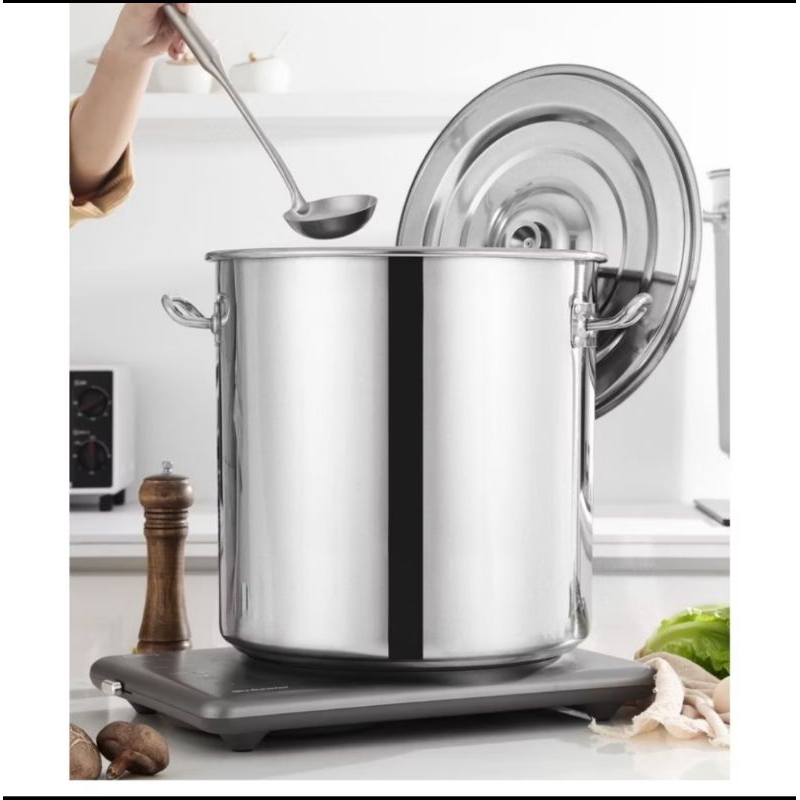 Stainless Steel Stock Pot 30L (35cm x 35cm) | Shopee Malaysia