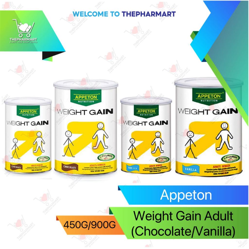 Appeton Weight gain Formula ADULT (Chocolate / Vanilla) | Shopee Malaysia