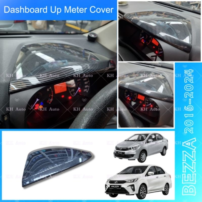 Perodua Bezza 2016-2024 Dashboard Up Meter Cover Carbon Fiber Design KH ...