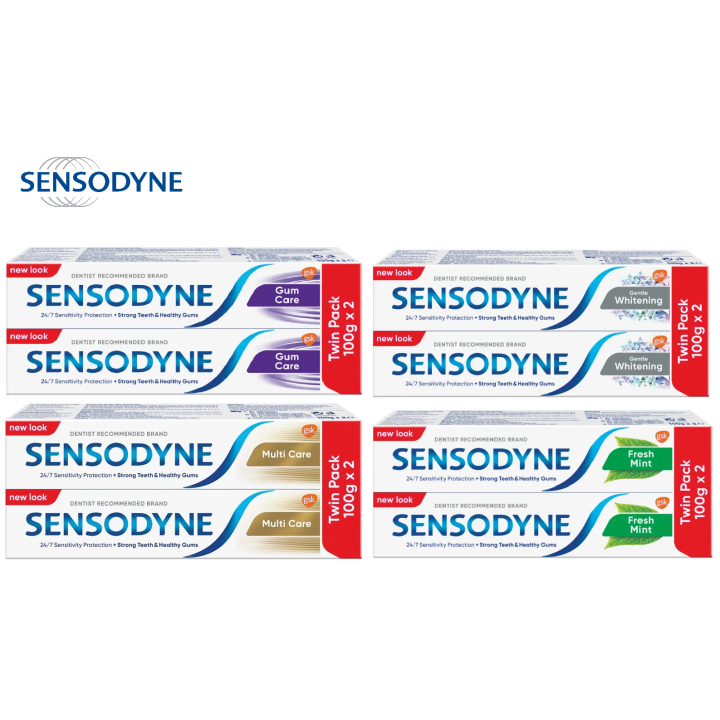 SENSODYNE Gum Care Relief Sensitive Teeth Toothpaste 100gX2 | Shopee ...