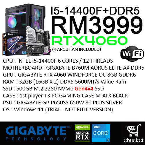 BUDGET GAMING PC PACKAGE / CUSTOM PC / RYZEN / INTEL / NVIDIA RTX GTX ...