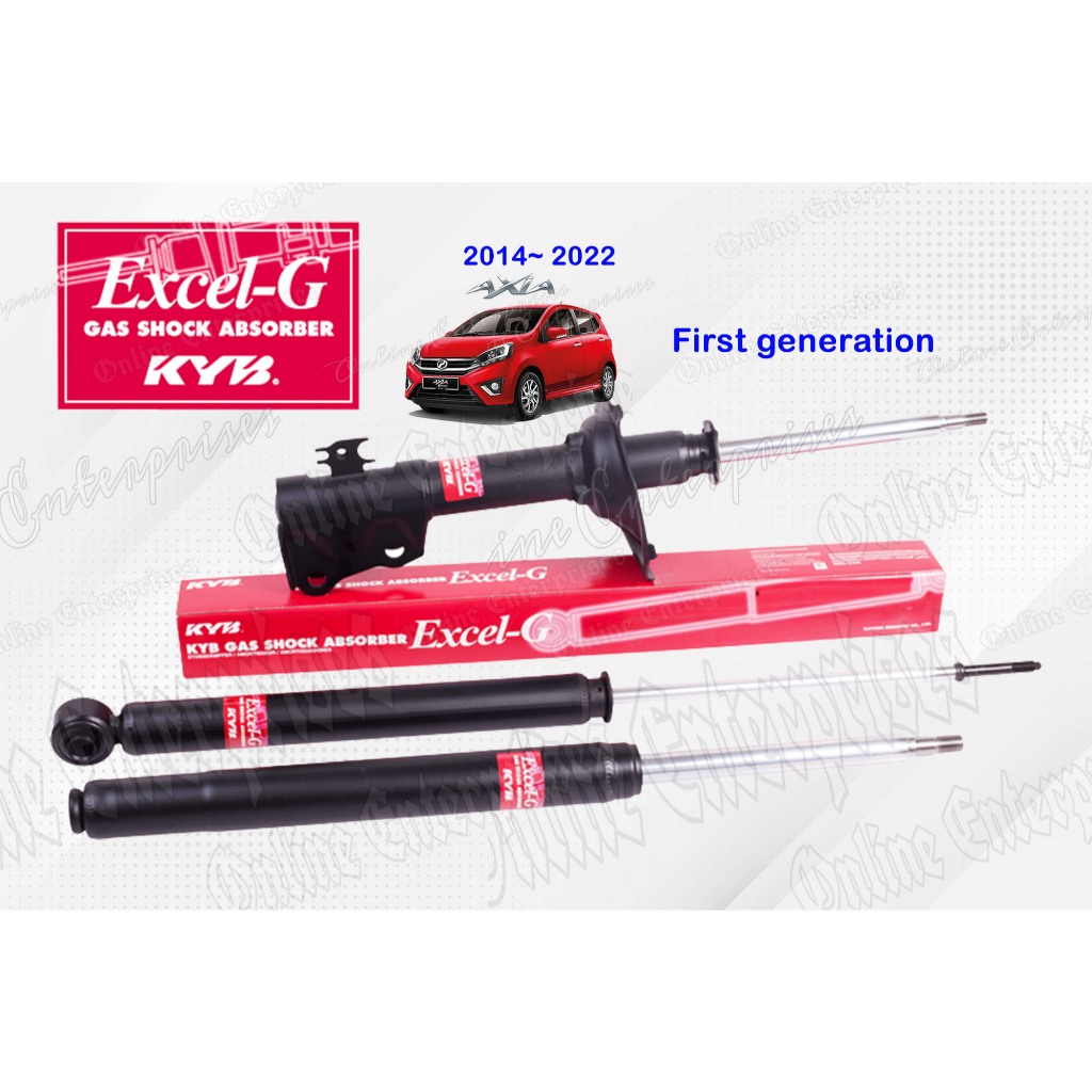 KAYABA KYB EXCEL G Perodua Axia 1.0 B200 D87A 2014~2022 Absorber Gas ...