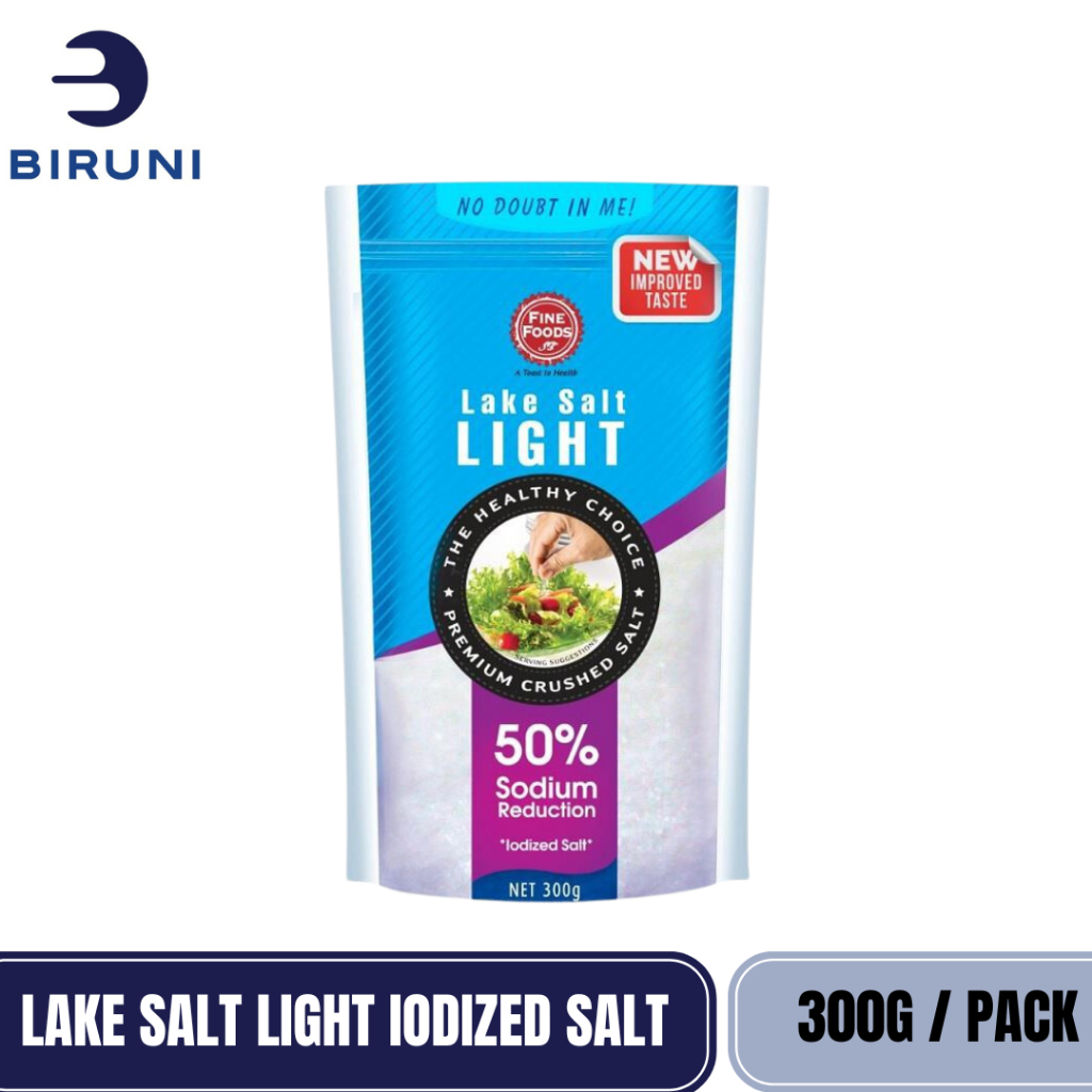 LAKE SALT LIGHT IODIZED SALT 300G | Shopee Malaysia