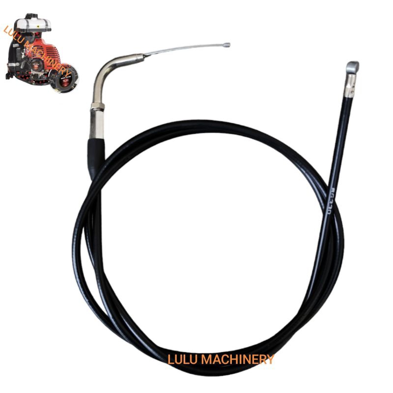 [READY STOCK] TL33 THROTTLE CABLE C/W ELBOW MESIN RUMPUT TL33 TB33 TB43 ...